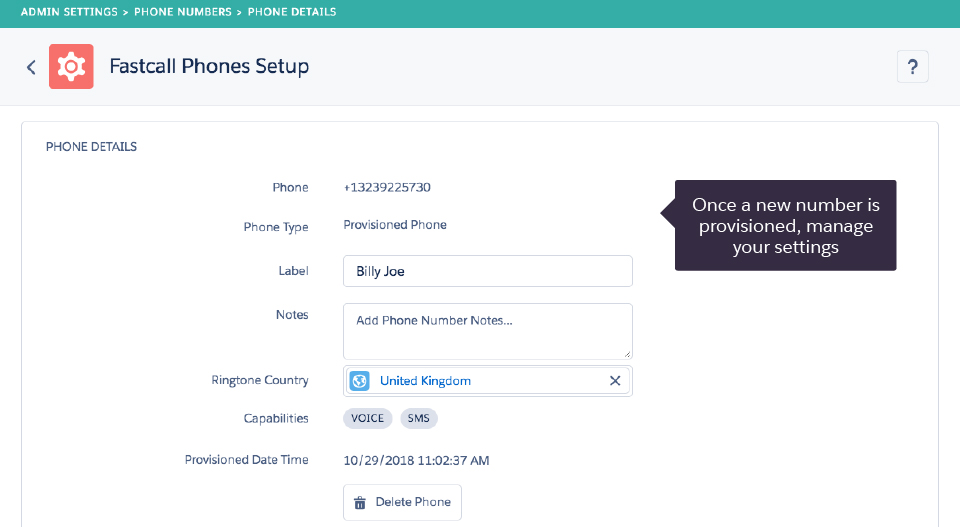Fastcall Inbound Call Routing