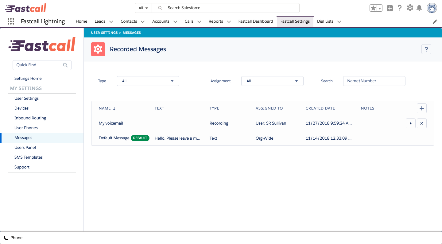 Unit - Messages - Fastcall