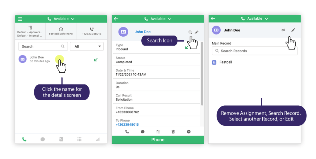 Fastcall Inbound Call / SMS Lookup - Fastcall