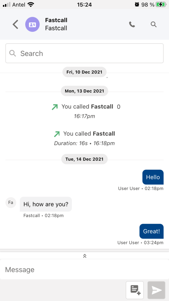 Fastcall October 2021 - Updates to SMS and Salesforce Mobile - Fastcall