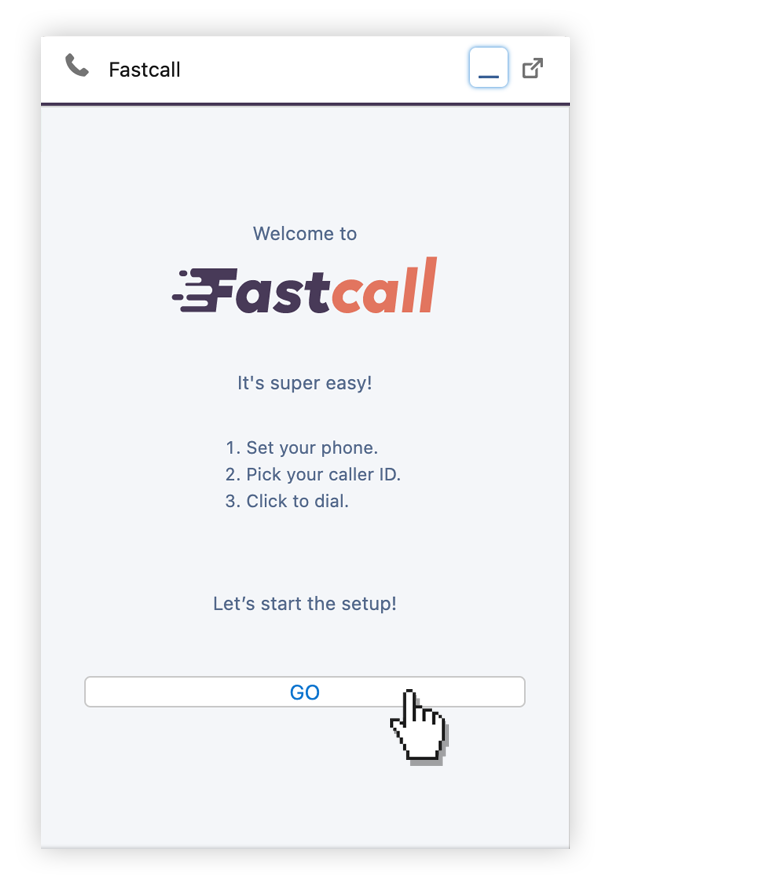 Unit - Getting Ready to Make a Call - Fastcall