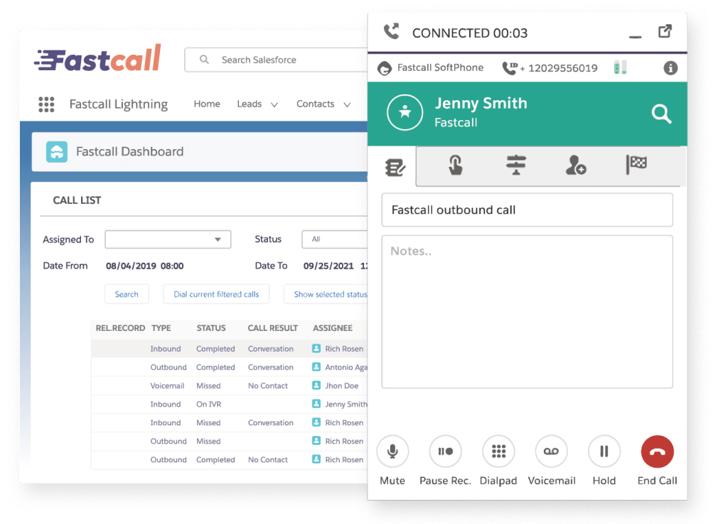 Powerful Salesforce Call Center Software from Fastcall - Fastcall