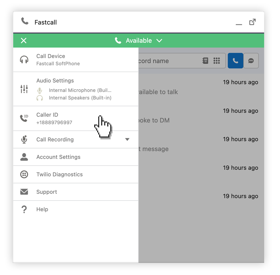 Fastcall - Outbound Caller ID