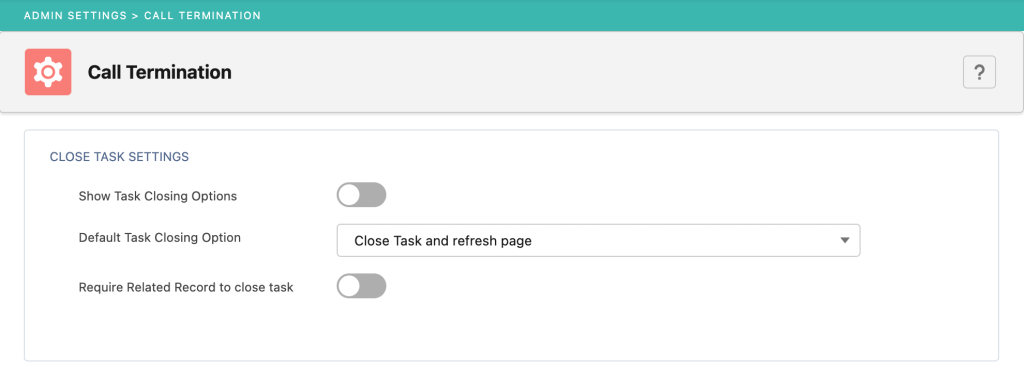 Logging - Call Termination - Fastcall