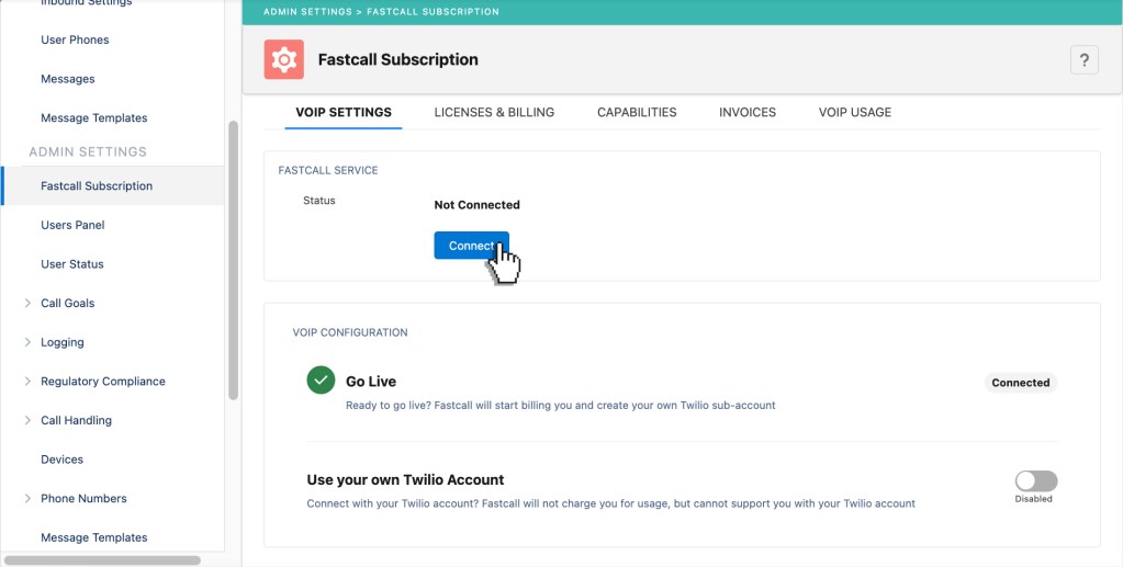 Unit - VoIP Integration - Fastcall